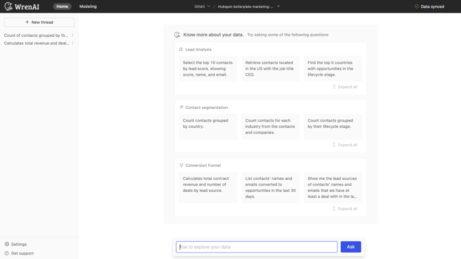 Wren AI HubSpot Integration | Connect Them Today